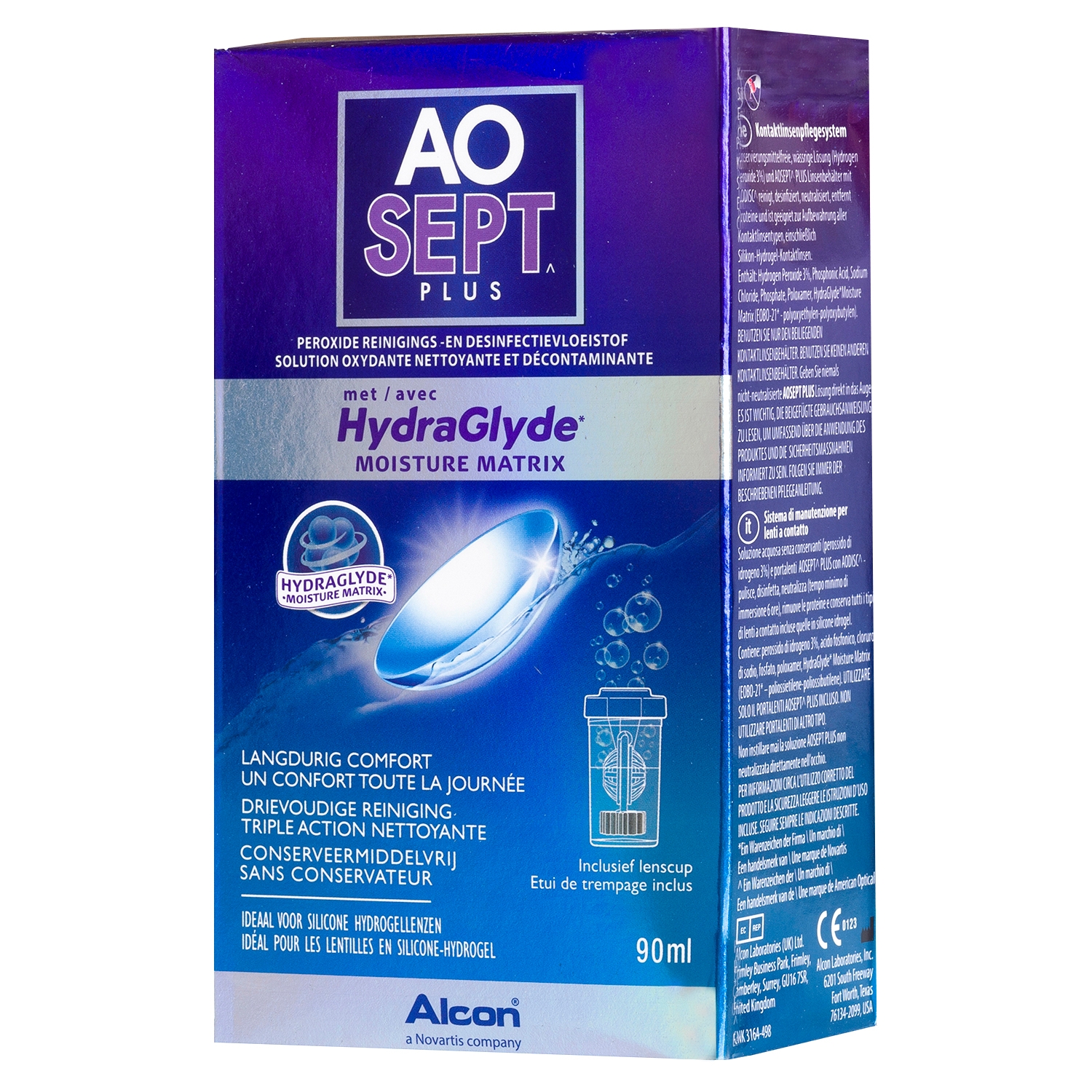 Aosept plus Hydraglyde TravelPack 90ml : Produit pour lentilles à prix Leclerc – Optique-E.Leclerc